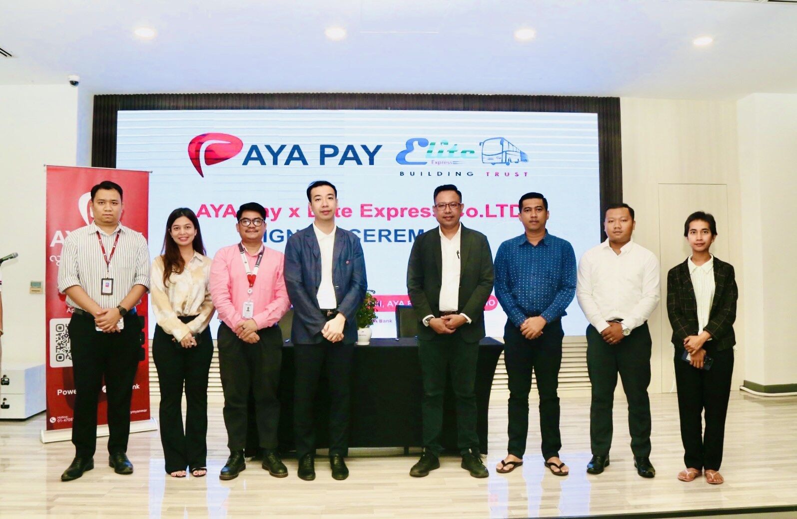 AYA Pay x Elite Express Co.ltd Signing Ceremony - powered by AYA Bank