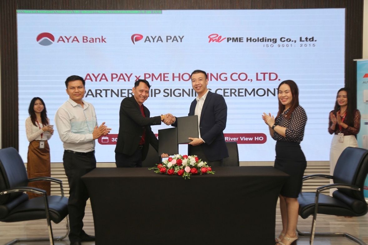 AYA Pay x PME Holding Co.,Ltd Partnership Signing Ceremony - powered by ...